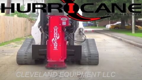 Concrete Breaker - Hurricane HD3700 Drop Hammer - Cleveland Equipment LLC